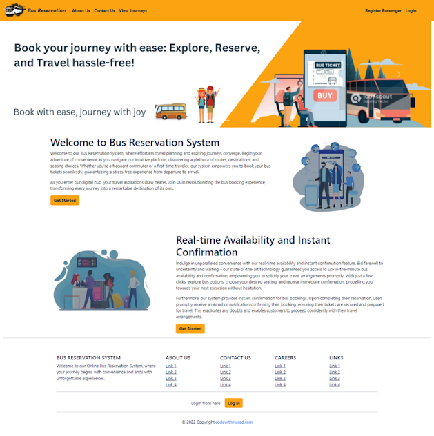 Bus Reservation System Project Using Spring Boot React Js Mysql Bus Booking System Project